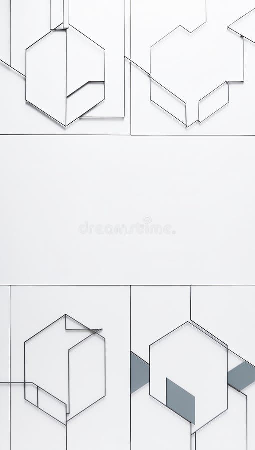 Modern Minimalist Wall Installation with Geometric Line Patterns and ...