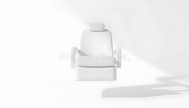 Modern Minimalist White Chair Design in a Bright Studio Setting,Clean ...