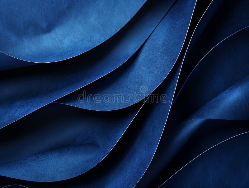 Modern and Minimalistic Background in Blue Tones Showing an Abstract ...