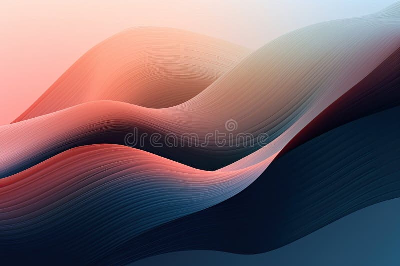 Modern and Minimalistic Background with Intersecting Curved Lines ...