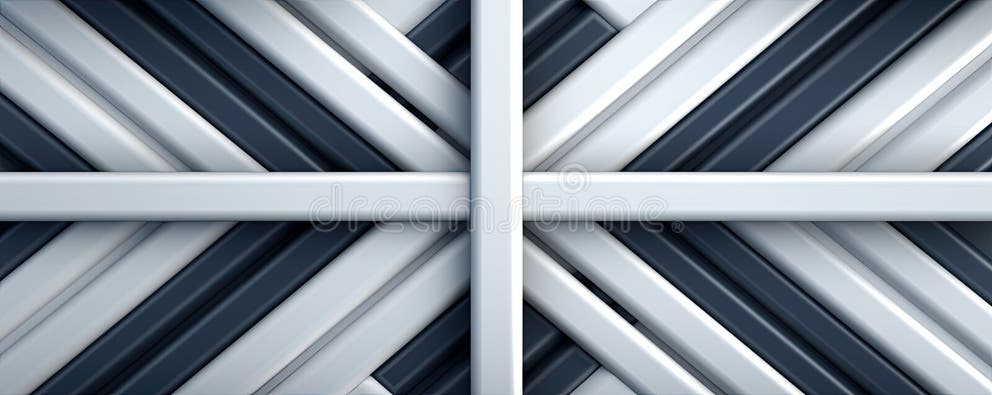Modern and Minimalistic Background with Intersecting Vertical Lines, Creating a Sense of ...