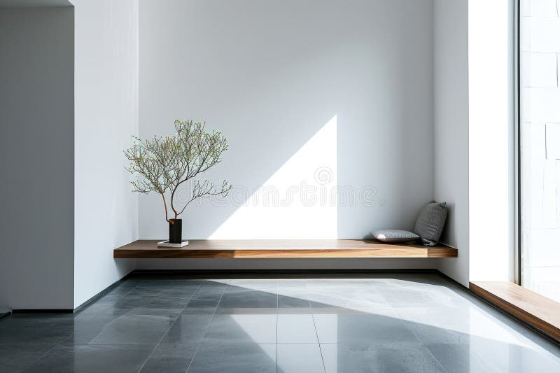 Modern and Minimalistic Design with Clean Lines Stock Illustration ...