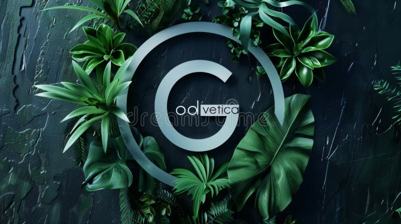 Minimalistic Design with Greenery and Circular Elements Generative AI ...
