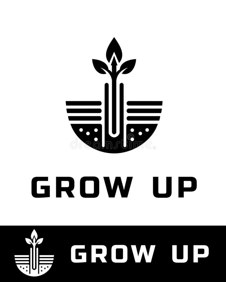 A Modern, Minimalistic Logo Design Symbolizing Growth, Nature, and ...