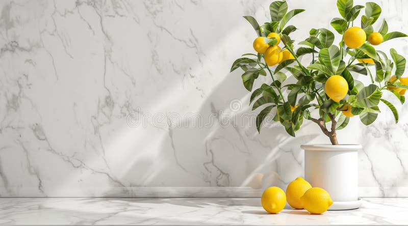 Modern Minimalistic White Kitchen Interior with Quartz Countertop and ...