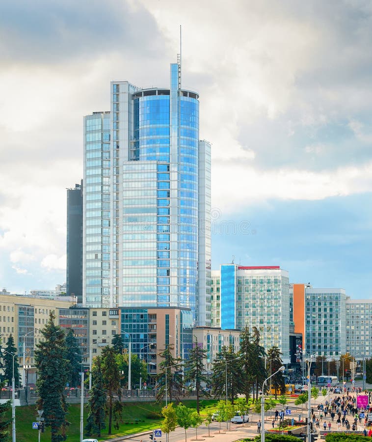 Soviet Republic Palace, Minsk, Belarus Stock Image - Image of ...