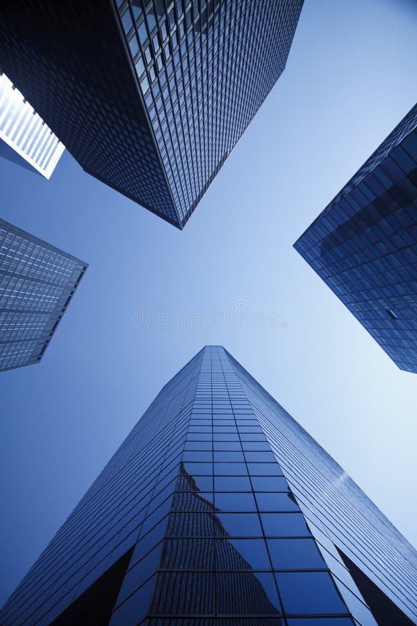 Modern building stock photo. Image of wall, background - 100796328