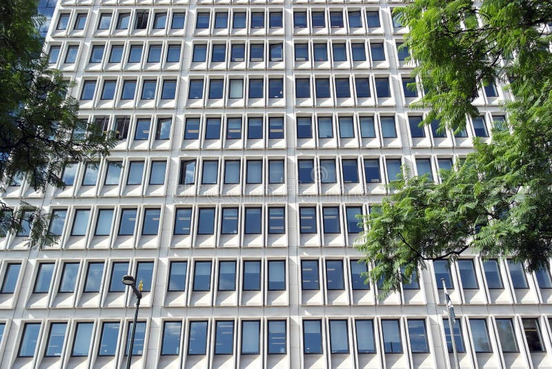 Modern mirrored building stock image. Image of industry - 34047947