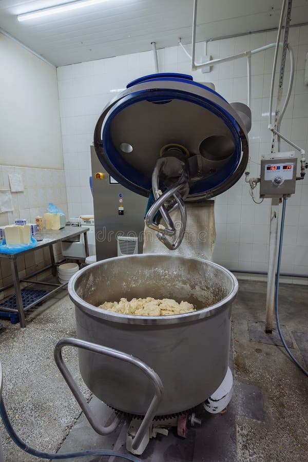 Modern Mixer in Craft Bakery Stock Photo - Image of private, cooking ...
