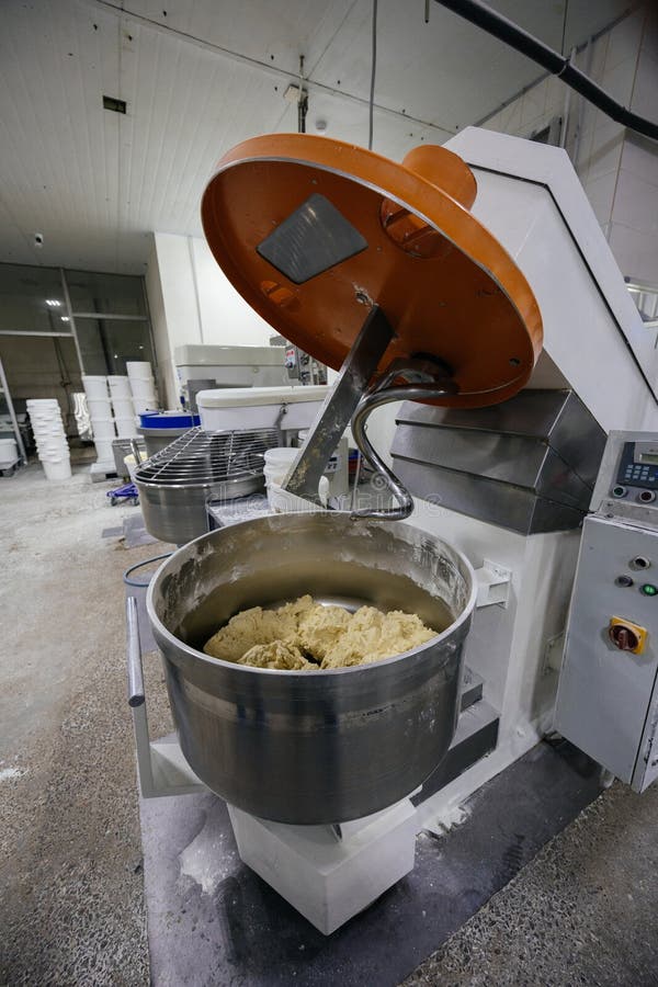 Modern Mixer in Craft Bakery Stock Image - Image of occupation, equipment: 349392827