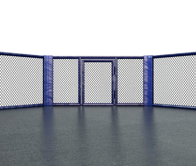 Modern MMA Ring stock illustration. Illustration of fight - 280636119