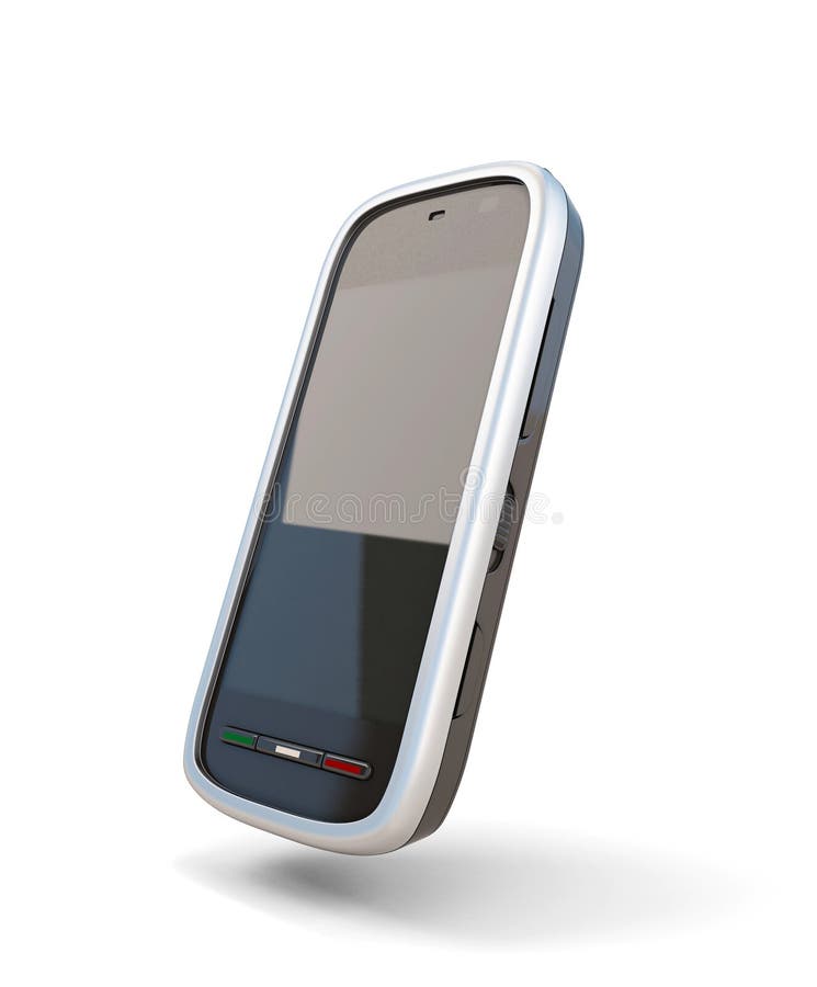 Modern mobile phone stock illustration. Illustration of phone - 49964774