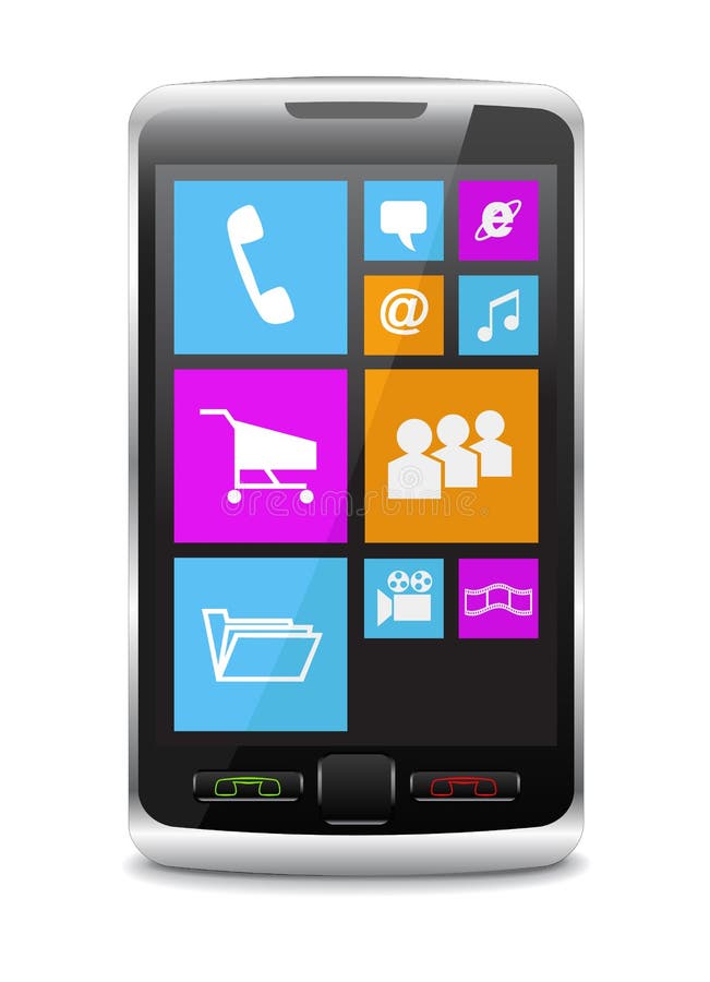 Modern mobile phone. editorial stock photo. Illustration of elegance ...