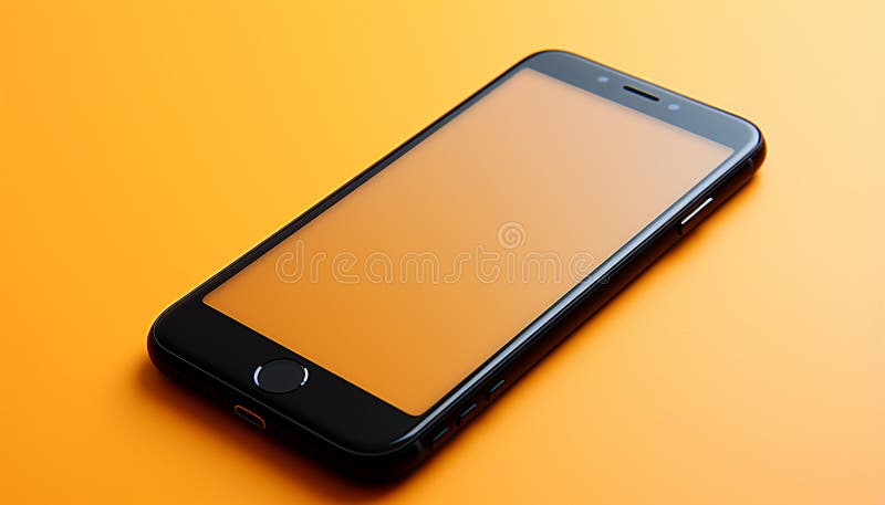 Modern Mobile Phone with Touch Screen and Wireless Technology Generated ...