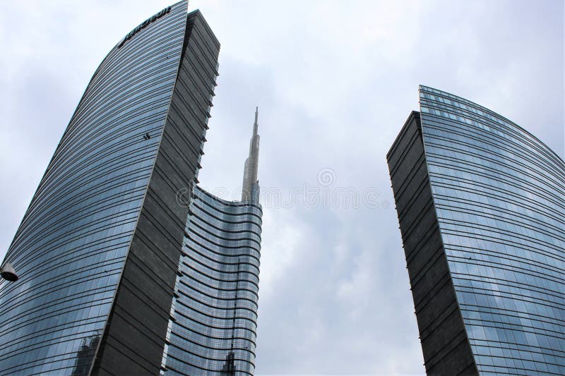 Modern stock photo. Image of city, tower, skyline, symmetry - 277348754