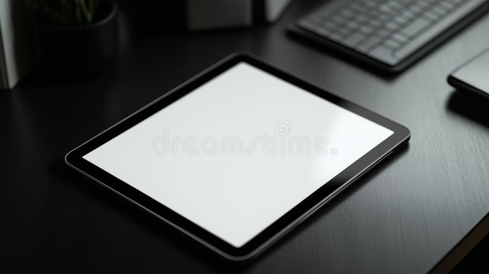 Modern Modular Graphics Tablet in Matte White Rests Elegantly on a ...