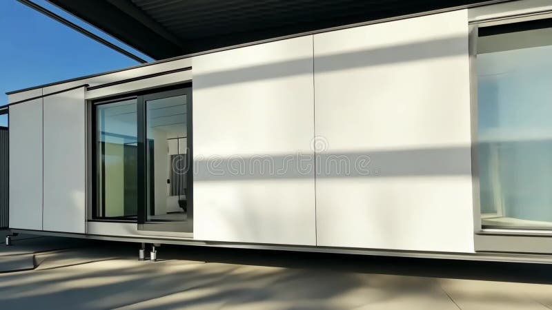 Modern Minimalist House Design Showcasing Open Floor Plan and Large ...