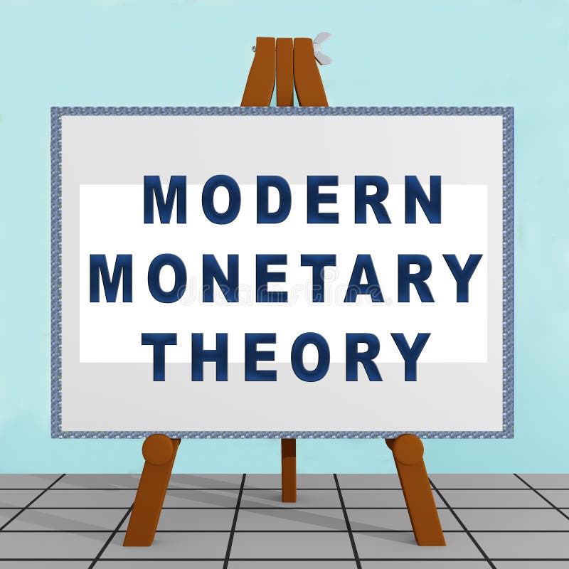 MODERN MONETARY THEORY Concept Stock Illustration - Illustration of ...