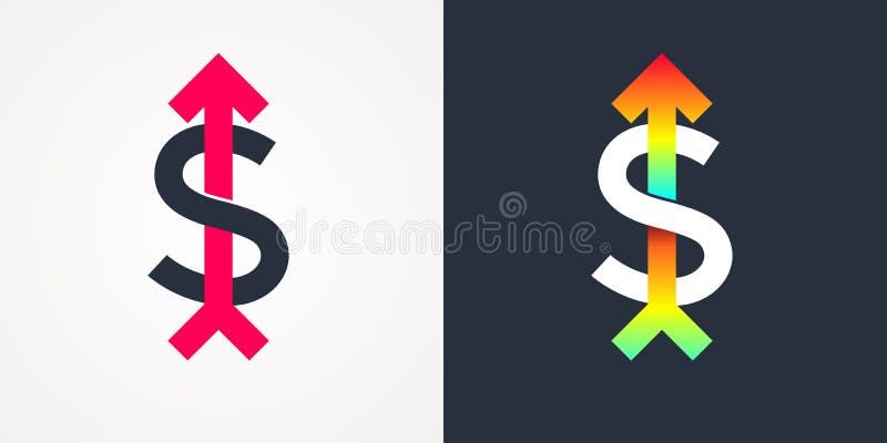 Modern Money Transfer Logo and Emblem. Stock Vector - Illustration of ...