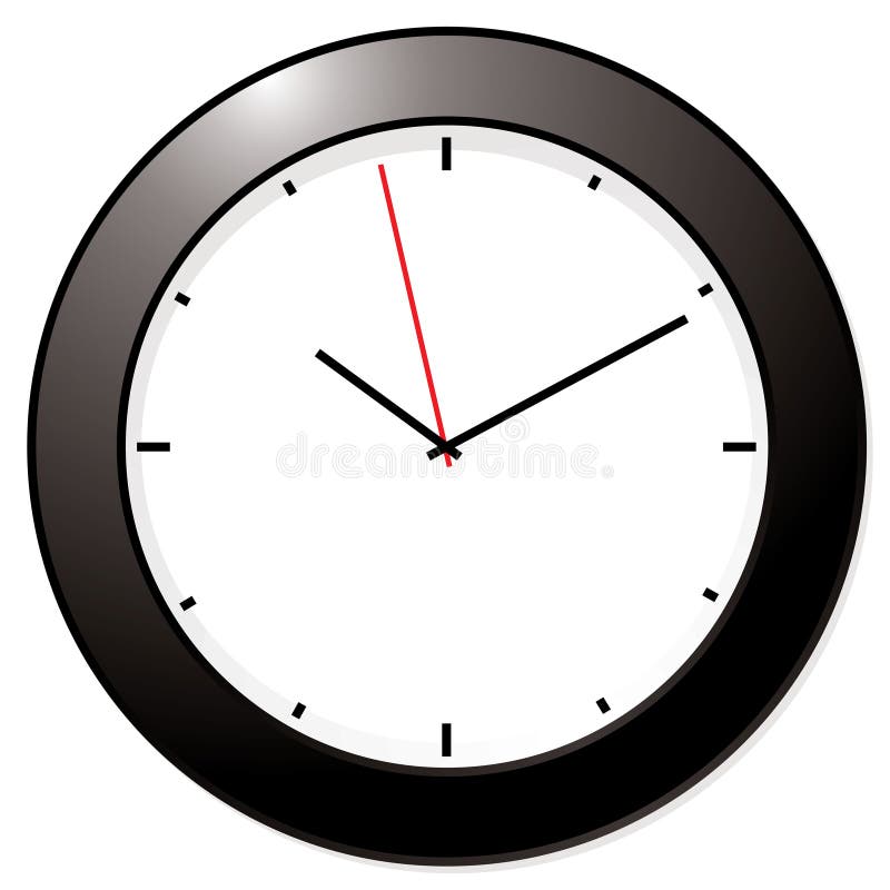 Blank Clock (without Needles) Stock Illustration - Illustration of ...