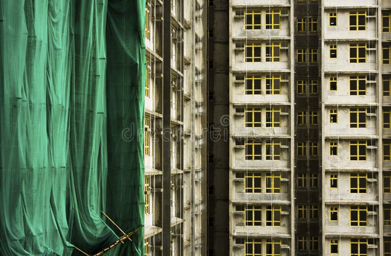 Modern Monolithic Construction Stock Photo - Image of engineering ...