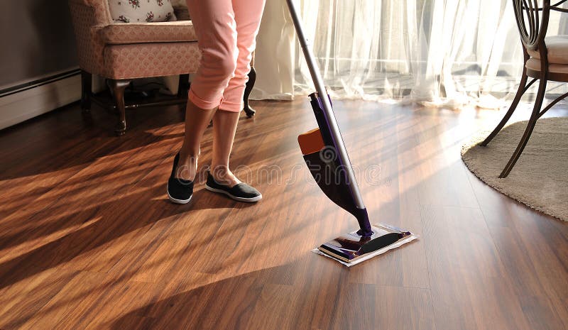 Modern Mop for Cleaning Wooden Floor from Dust Stock Image - Image of ...