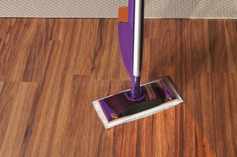 Modern Mop for Cleaning Wooden Floor from Dust Stock Photo - Image of ...