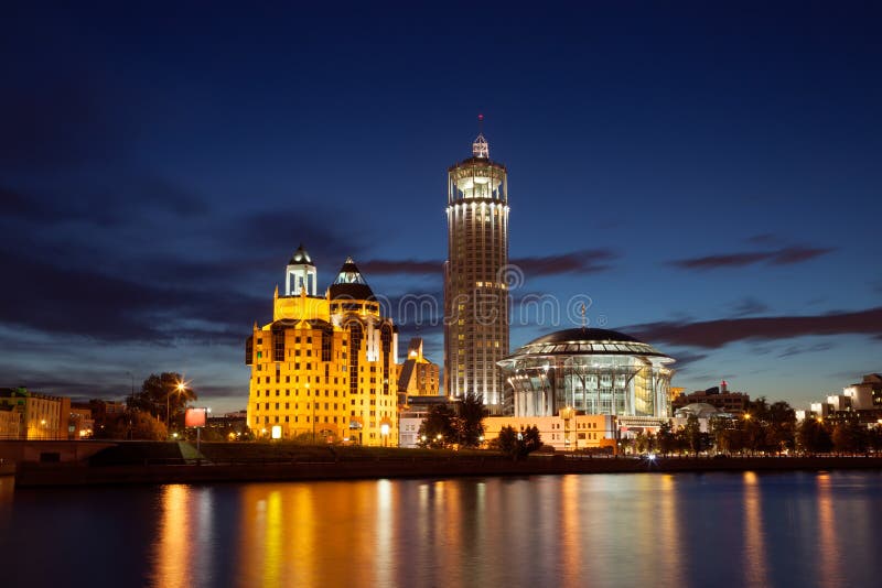 Modern Moscow stock photo. Image of outdoors, exterior - 27164814