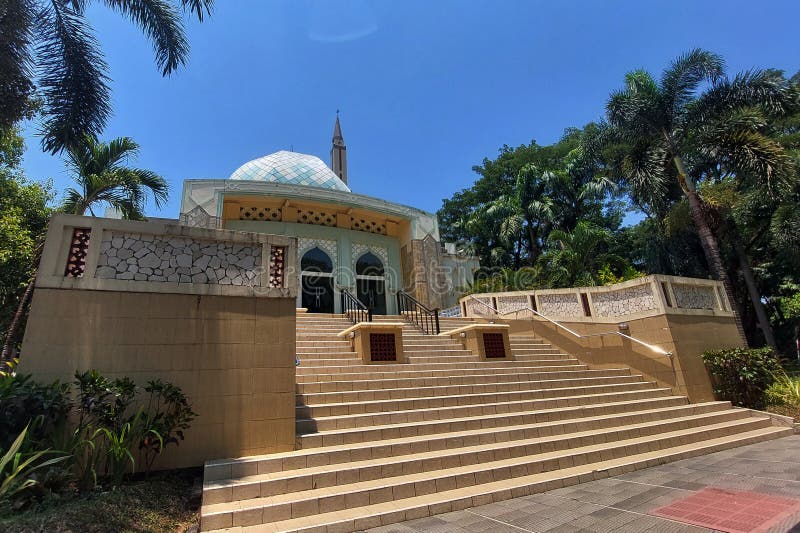 Modern Mosque Ceramic Stairs Stock Photo - Image of fractal, mosque ...