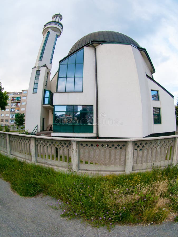 Modern Islamic Architecture Mosque Stock Image - Image of ancient, dusk ...