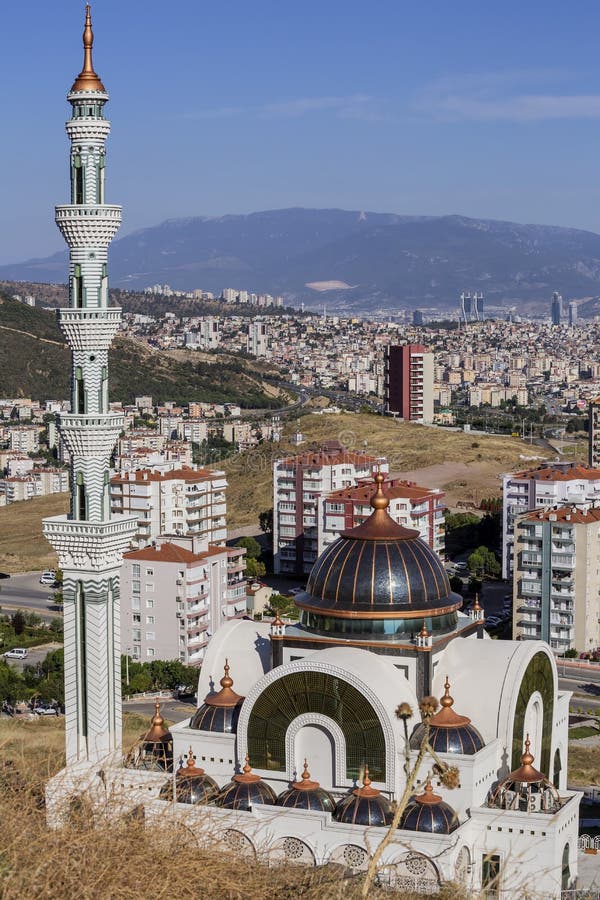 Modern Mosque stock image. Image of monument, mosque - 73180229