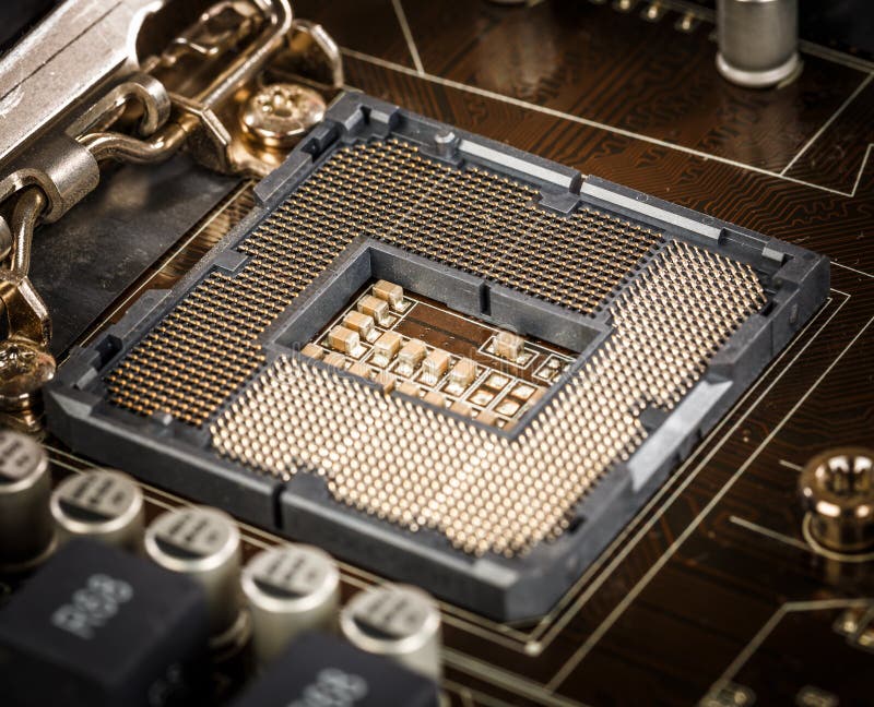 Modern motherboard stock image. Image of maintain, processors - 46869119