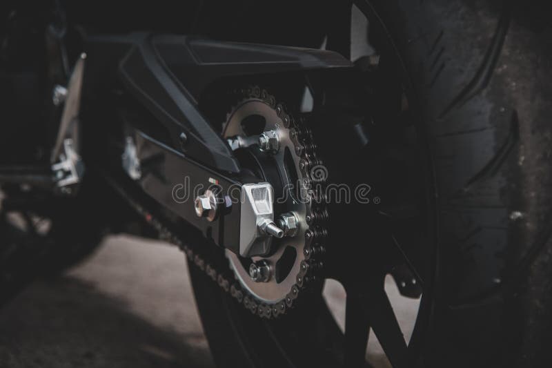 Modern motorcycle stock image. Image of engineering - 273854119