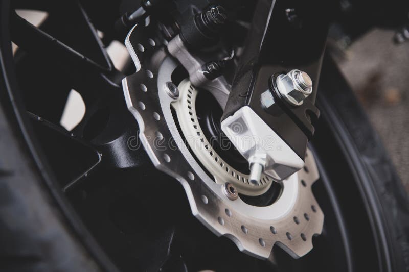 Modern motorcycle stock photo. Image of speed, monochrome - 273987762