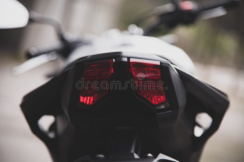 Modern motorcycle stock image. Image of monochrome, design - 273987787