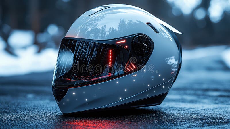 Modern Motorcycle Helmet with Advanced Features and Sleek Design ...