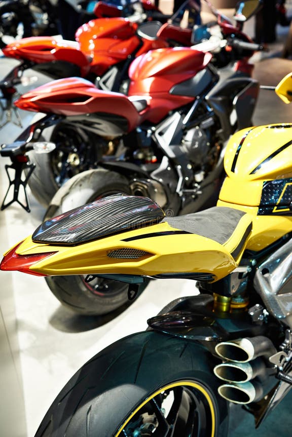 Modern motorcycles editorial photography. Image of technology - 280896712