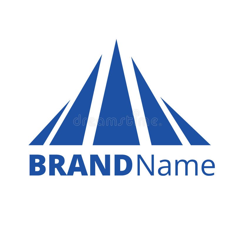 Modern Emblem Mount Logo Design Vector Stock Vector - Illustration of ...