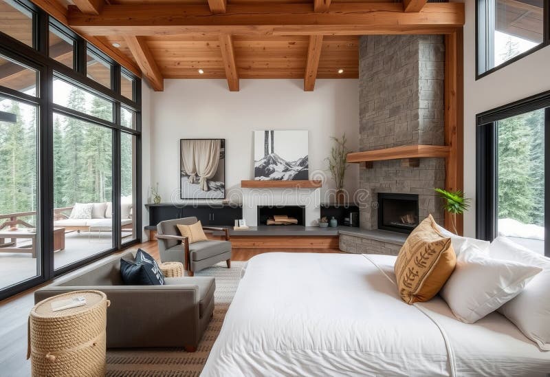 Modern Mountain Modern Design with Rustic Elements Inspired by M Stock ...