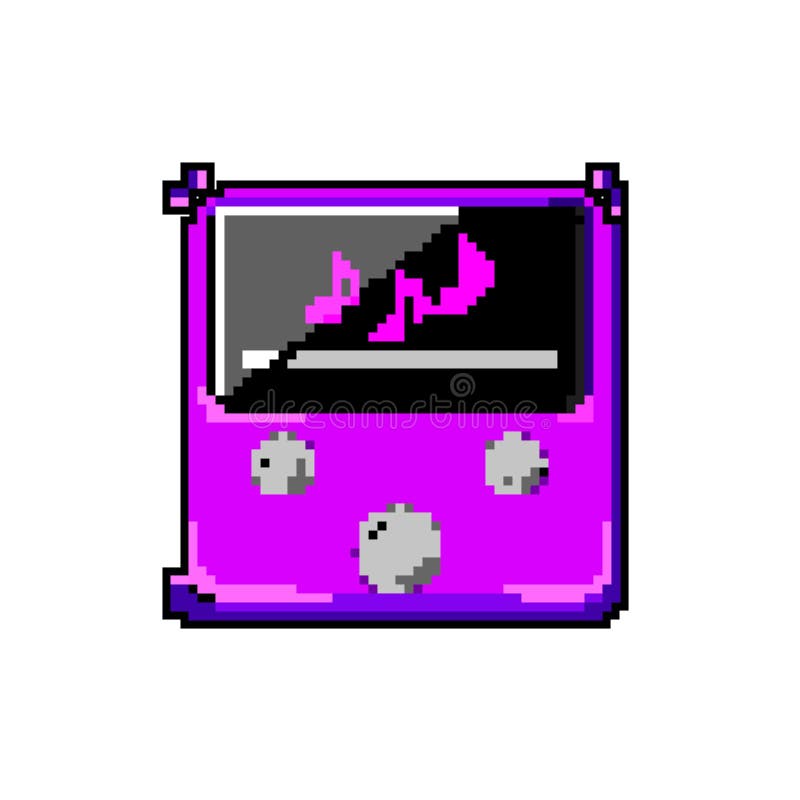 Pixel Art Music Player Stock Illustrations – 454 Pixel Art Music Player ...