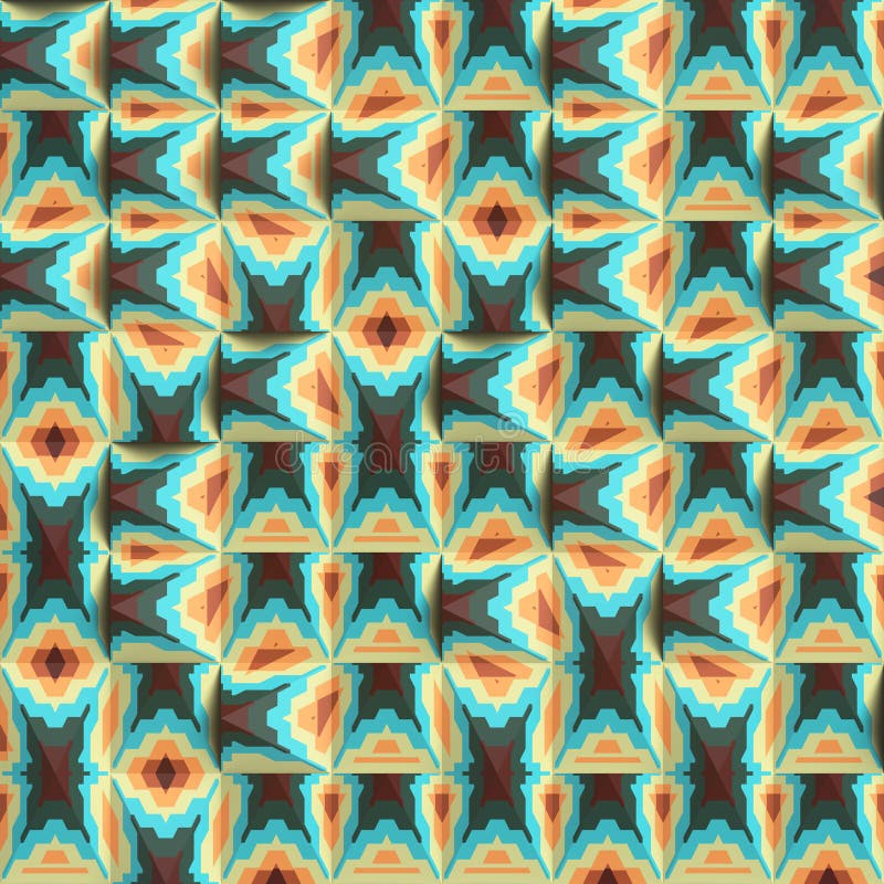 Modern Multi Colored Design Template with 3d Rendering Geometric Shape ...