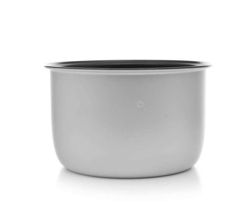 Modern Multi Cooker Inner Bowl on White Stock Image - Image of ...