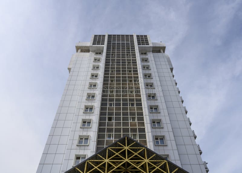Modern Multi-storey Building Stretching into the Sky in Ulan-Ude ...