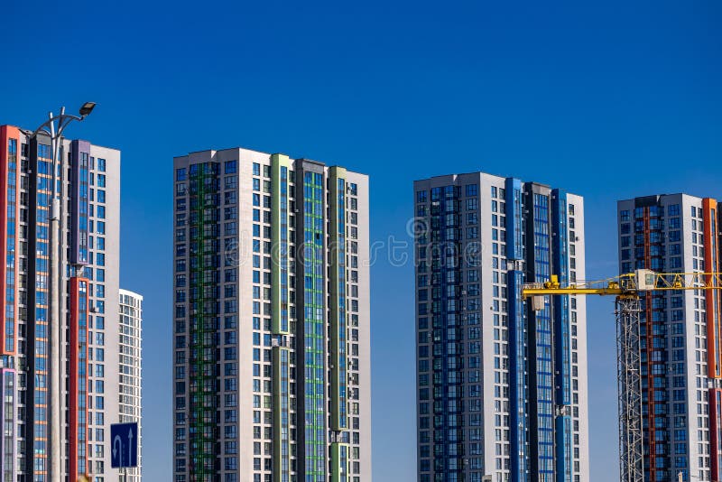 Modern Multi-storey Buildings. Multi-storey Modern Residential ...