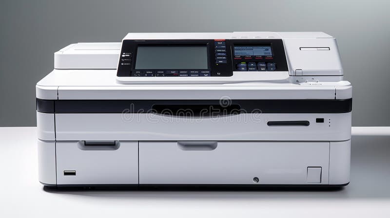Modern Multifunction Office Printer Copier Scanner Technology Device ...