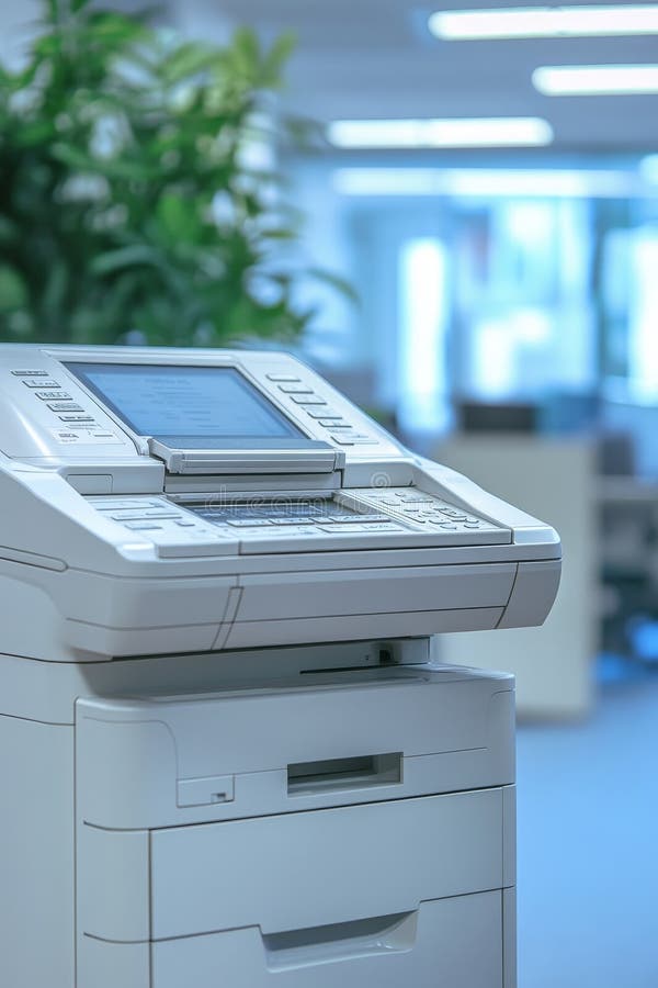 Modern Multifunction Printer in a Bright Office Business Equipment for ...