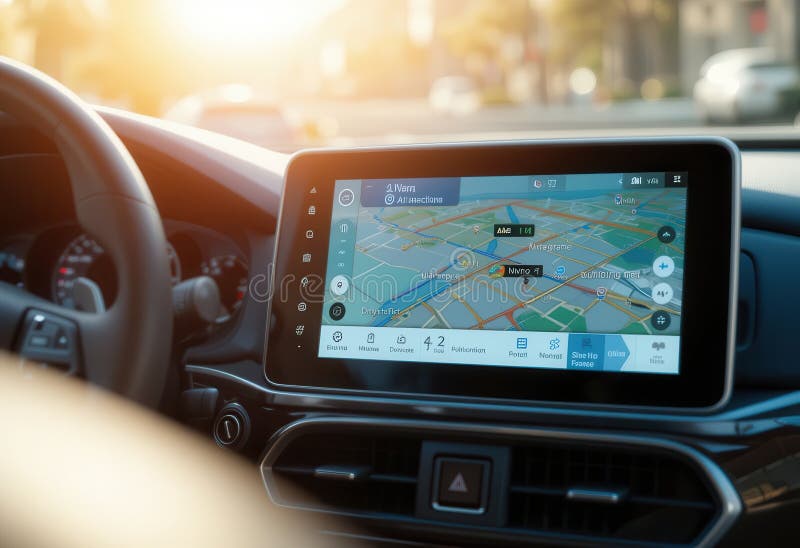 Modern navigation items stock illustration. Illustration of select ...