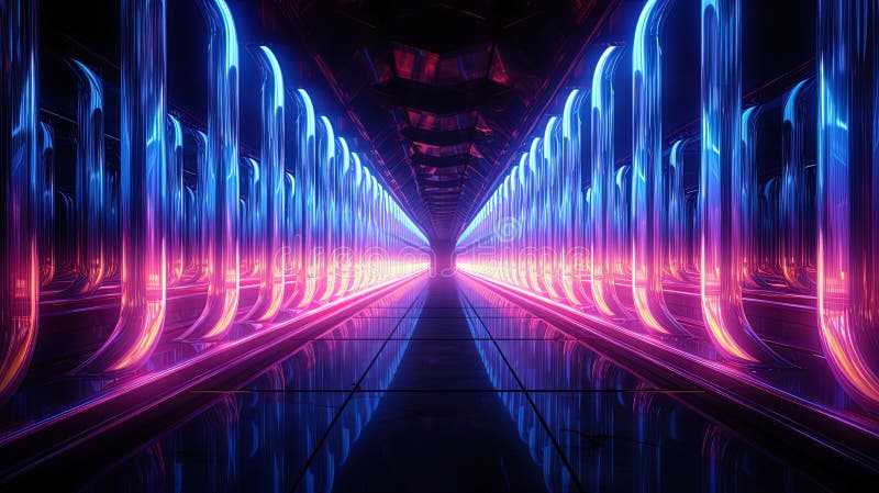 The Modern Neon Corridor, Creating the Illusion of Infinity and ...