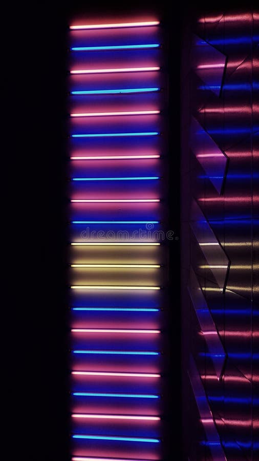 Modern Neon Light As a Interior Element, Especially Cafe, Restaurant ...