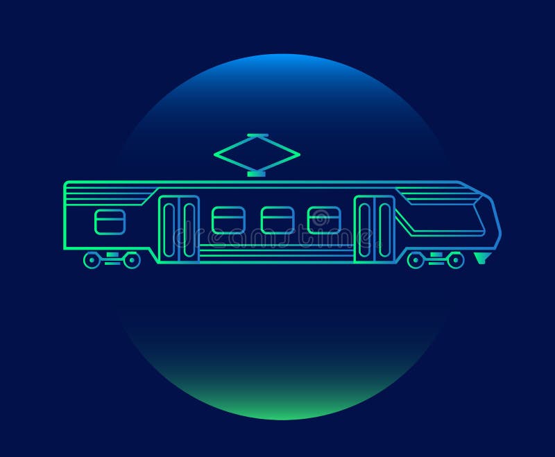 Electric Train Line Icon Stock Illustrations – 3,612 Electric Train ...